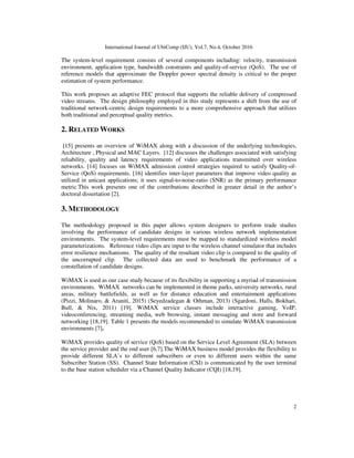 ASSESSING PERCEPTUAL VIDEO QUALITY IN WIMAX NETWORKS | PDF