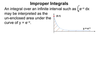 23 improper integrals send-x | PPT