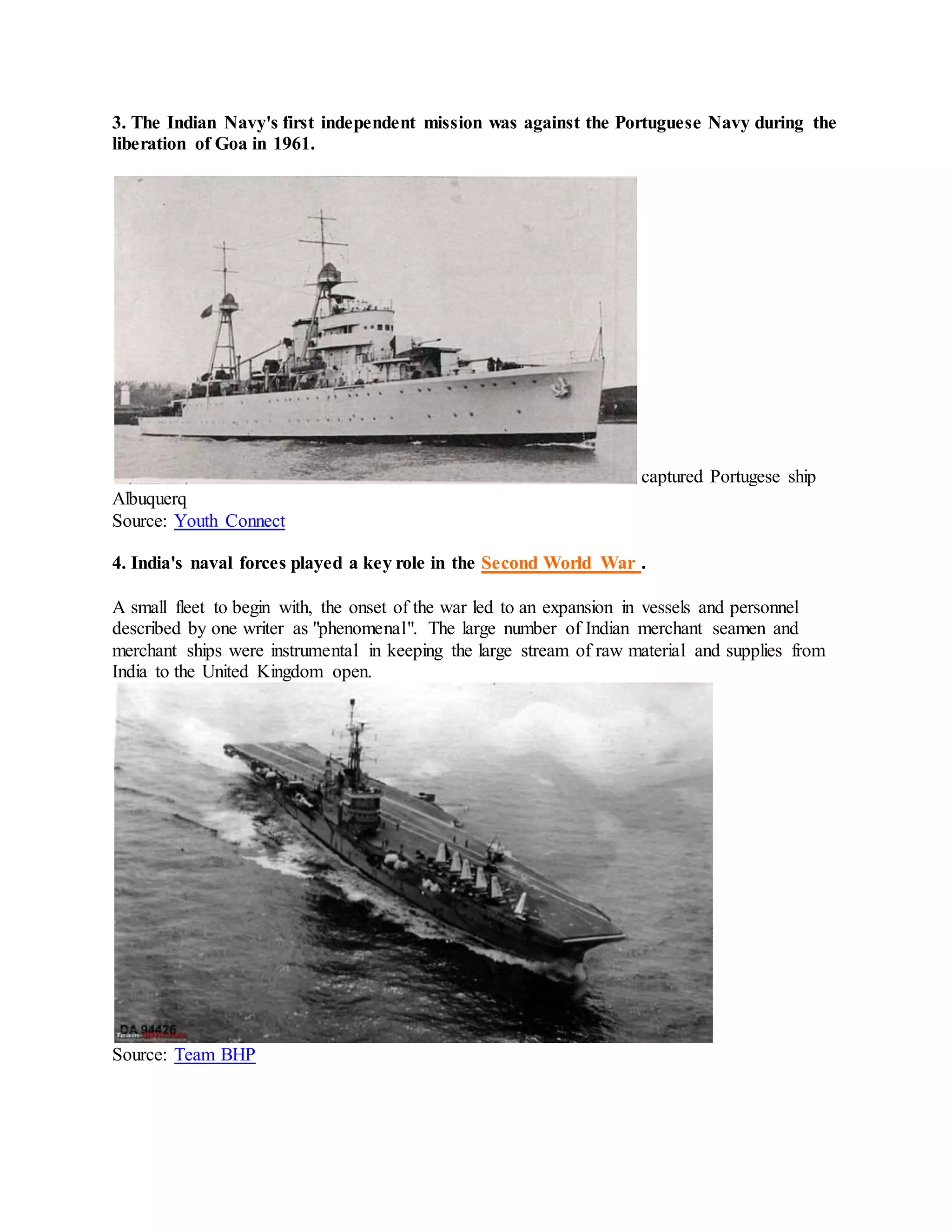 23 incredible facts about the indian navy | PDF