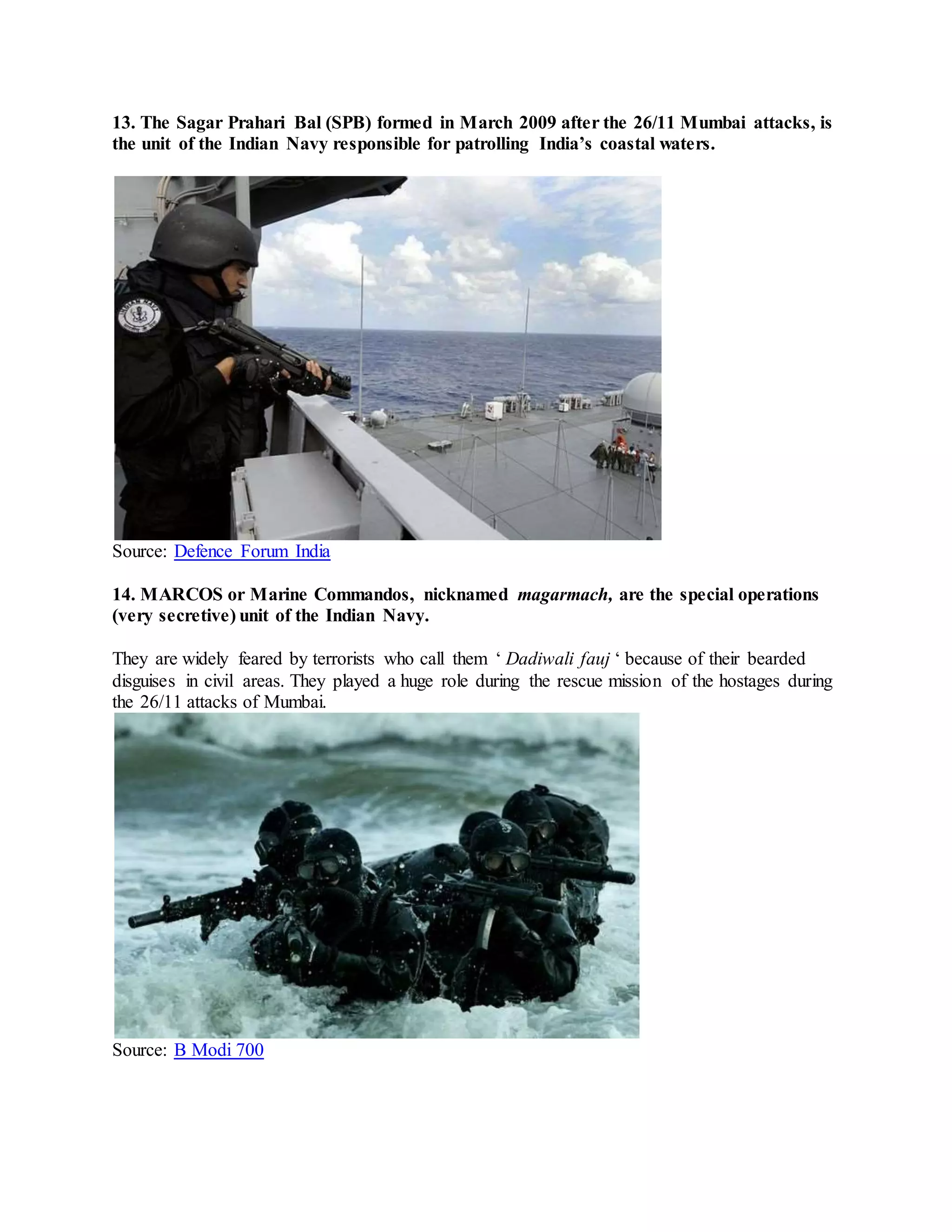 23 incredible facts about the indian navy | PDF