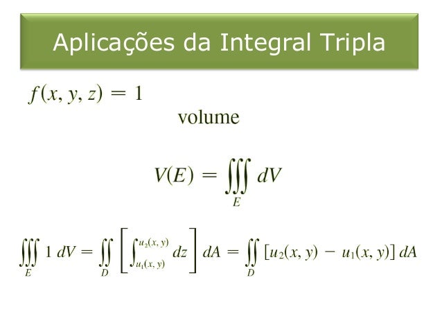 23 integrais triplas