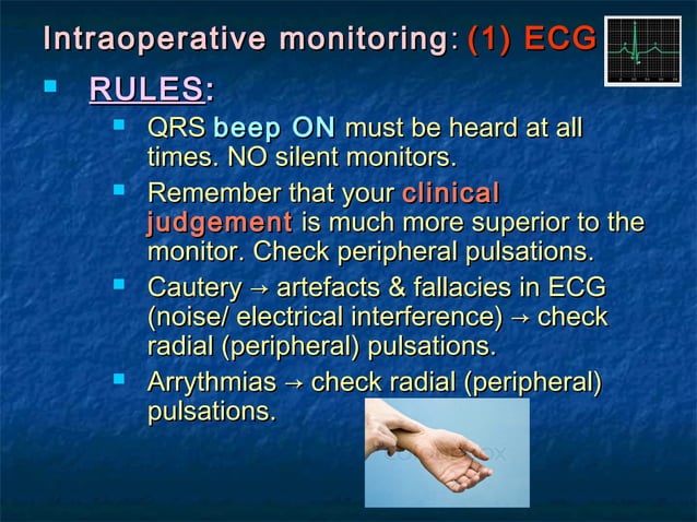 intraoperative monitoring | PPT