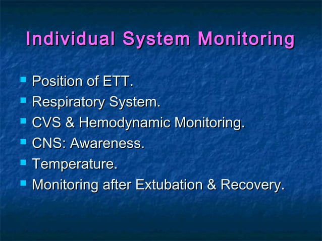 intraoperative monitoring | PPT