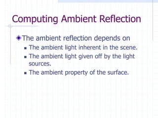 23 Introduction to the Lighting Model.ppt