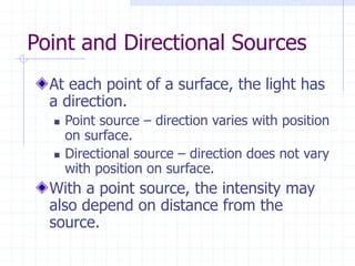 23 Introduction to the Lighting Model.ppt