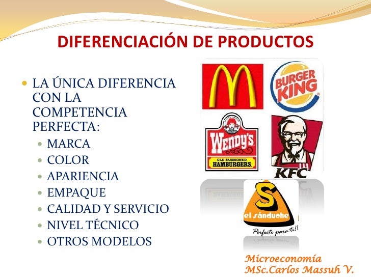 23 La Empresa La Competencia MonopolíStica