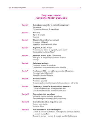 23 lectie demo_contabilitate_primara | PDF