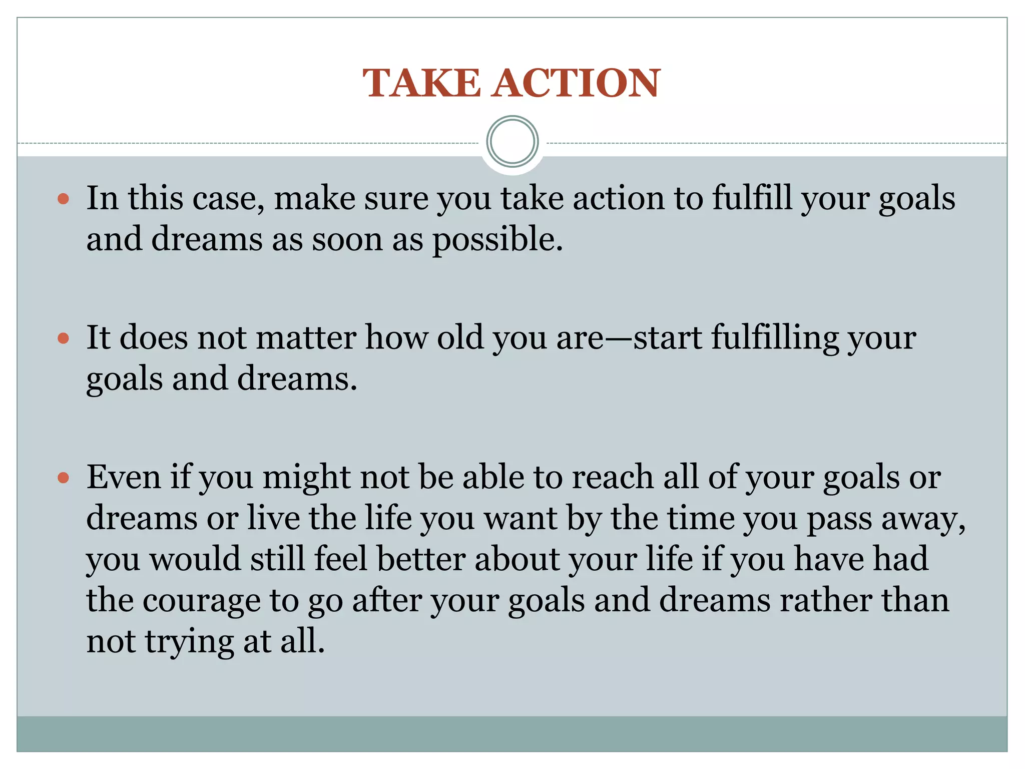 Make your life count | PPTX