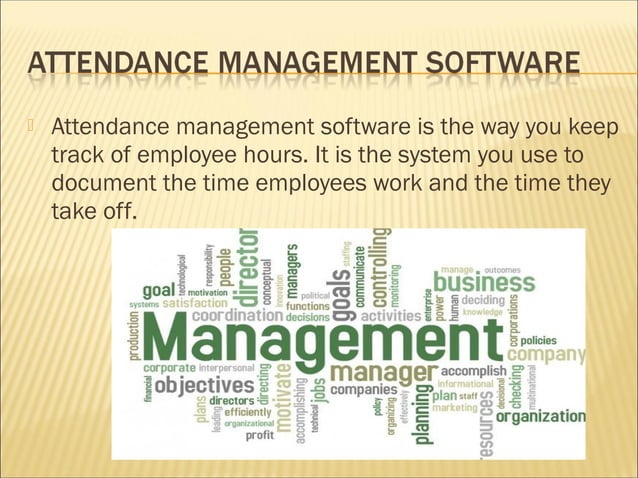 Attendance Management Software | PPT