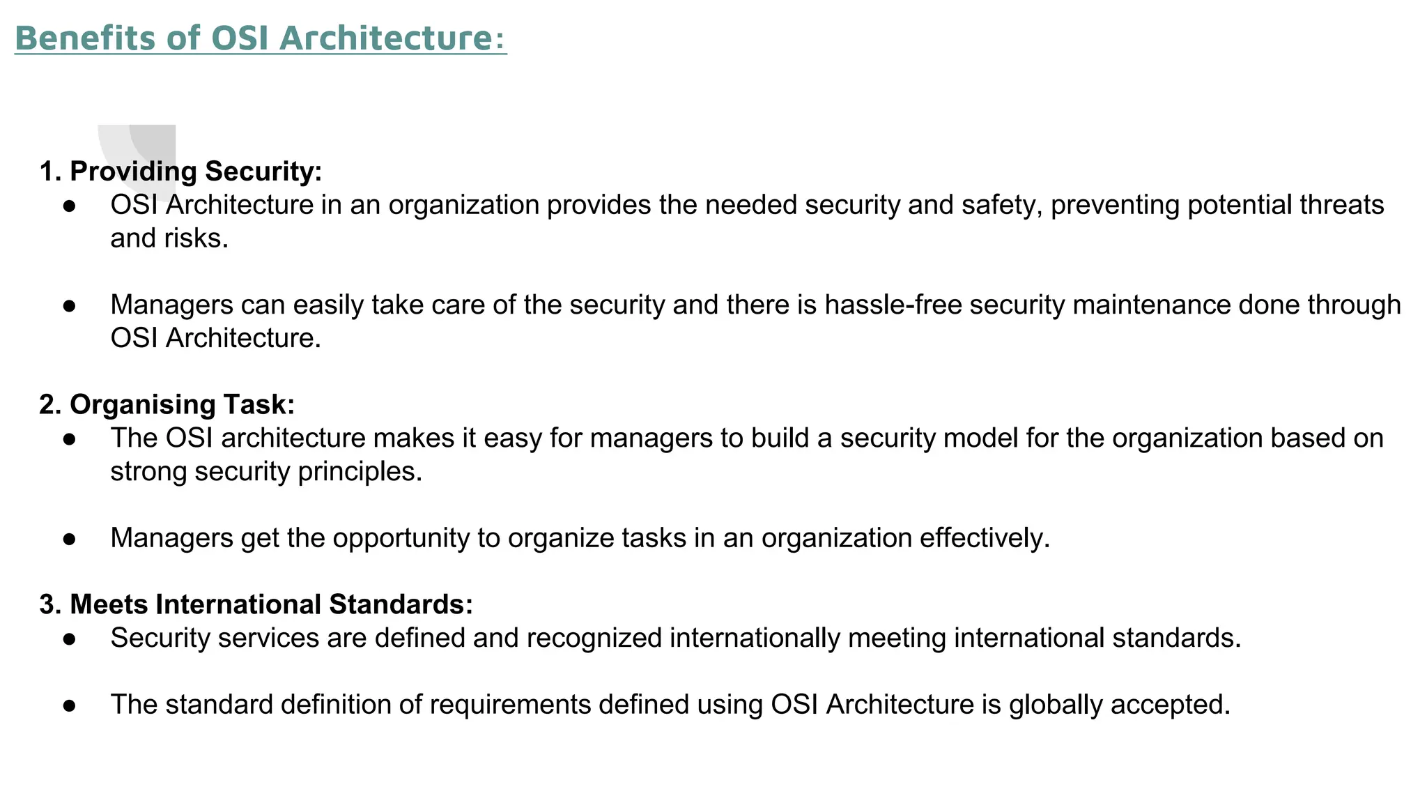Osi security architecture in network.pptx | Operating Systems ...