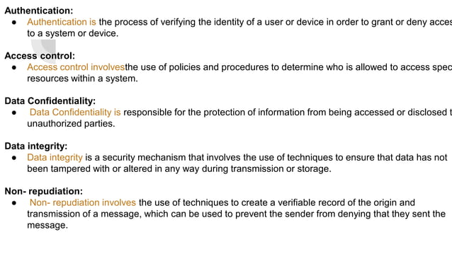 Osi security architecture in network.pptx | Operating Systems | Computer Software and Applications