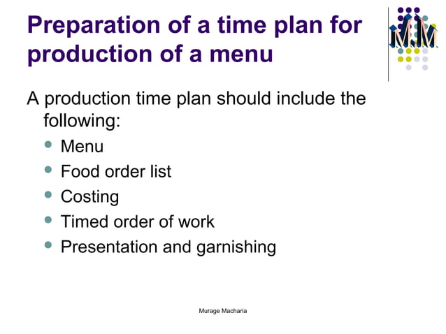 Menu Planning | PPT