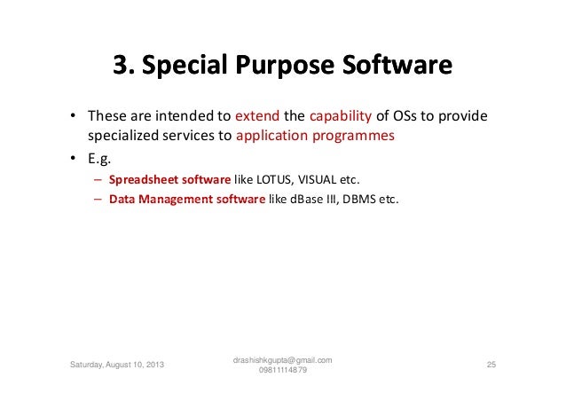 MIS software concepts, Dr. Ashish K. Gupta
