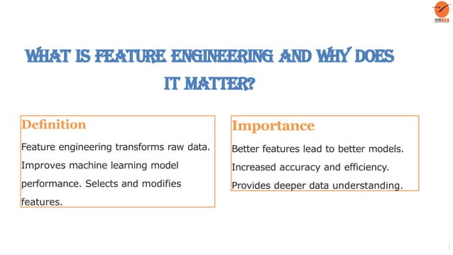 Feature Engineering in Machine Learning and AI | PPTX