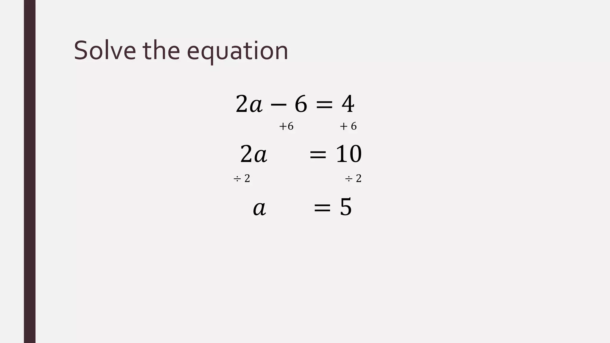 2 3 multi step equations | PPTX