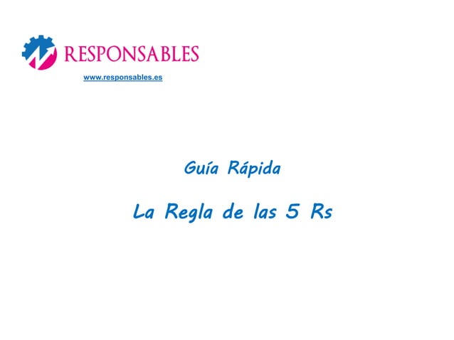 Regla de las 5 RS | PPT