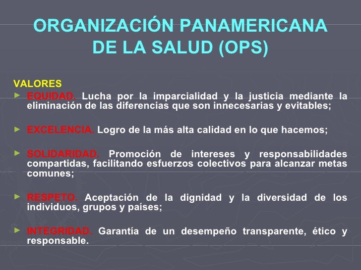 2 3 Organización Panamericana De La Salud