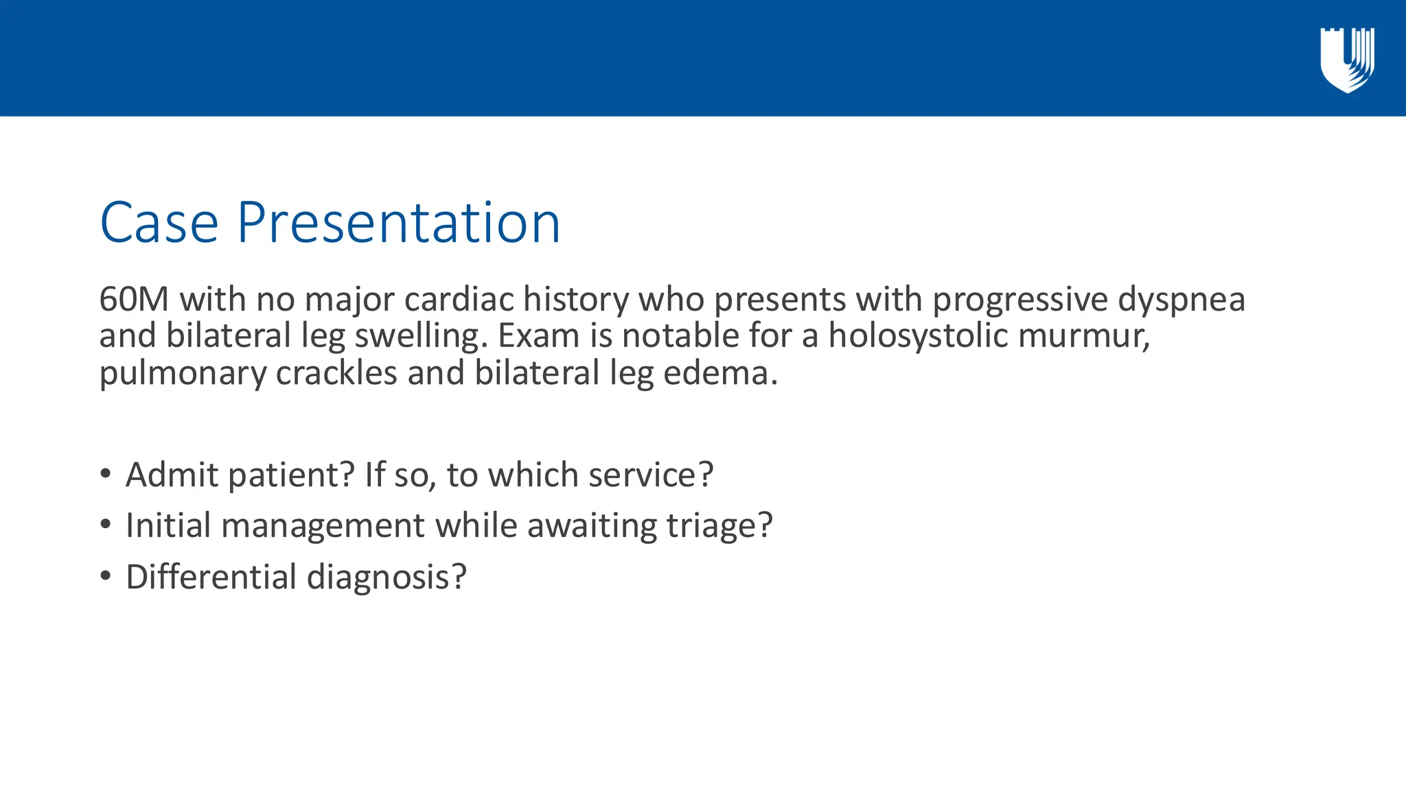 Case Study Comparison: Cardiac POCUS vs. Comprehensive TTE | PDF