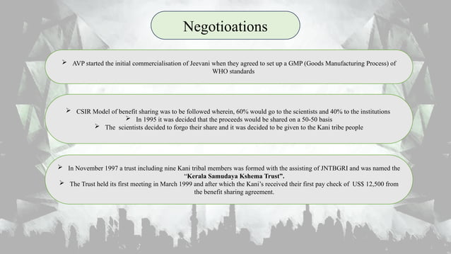 IPR-Traditional knowledge- Kani Tribe Case Study | PPTX