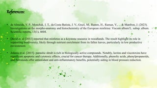 Investigations On The Morpho-anatomy And Histochemistry Of The European ...