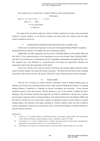 Forensic Readiness on Hadoop Platform: Non-Ambari HDP as a Case Study | PDF | Databases ...