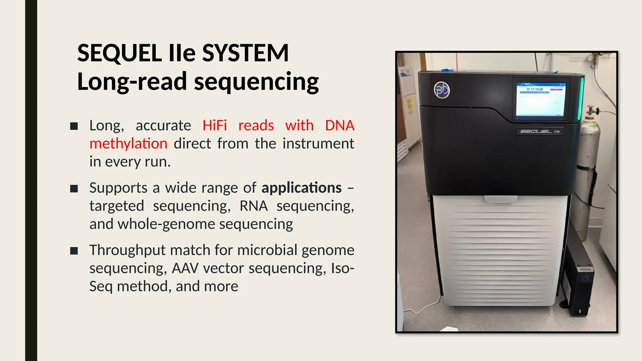 PACBIO SEQUENCING - PRINCIPLE, TYPES, APPLICATION, ADVANTAGE AND DISADVANTAGE | PPTX