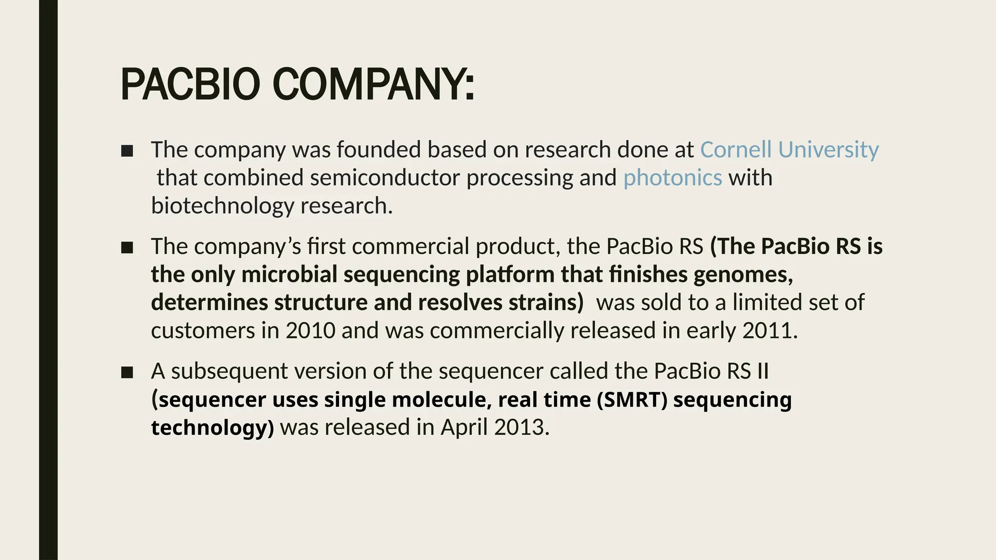 Pacbio Sequencing Principle Types Application Advantage And