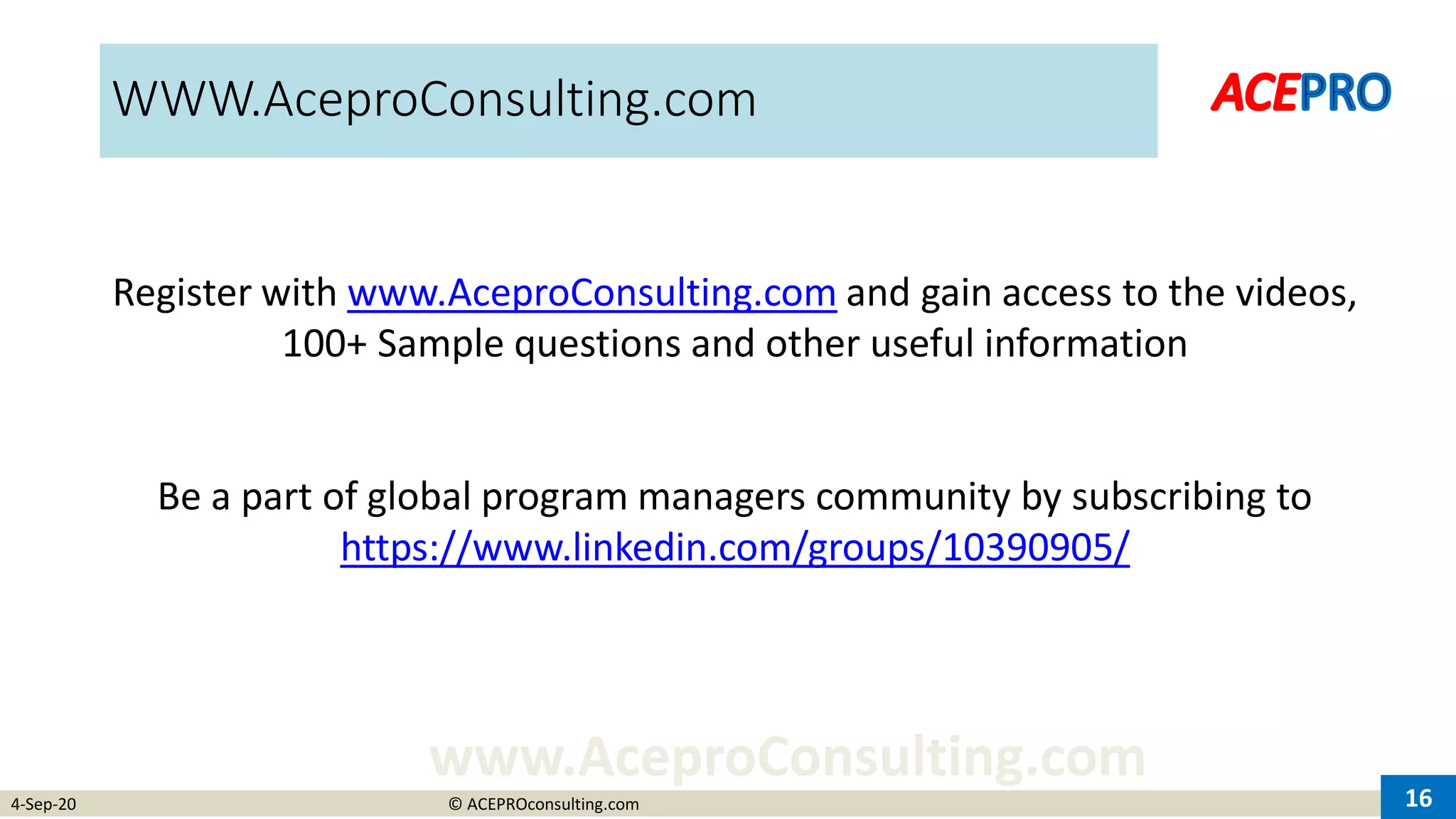 PMI-PgMP Application Development | PDF