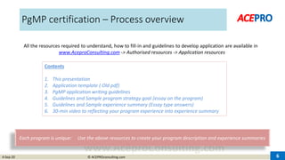 PMI-PgMP Application Development | PDF