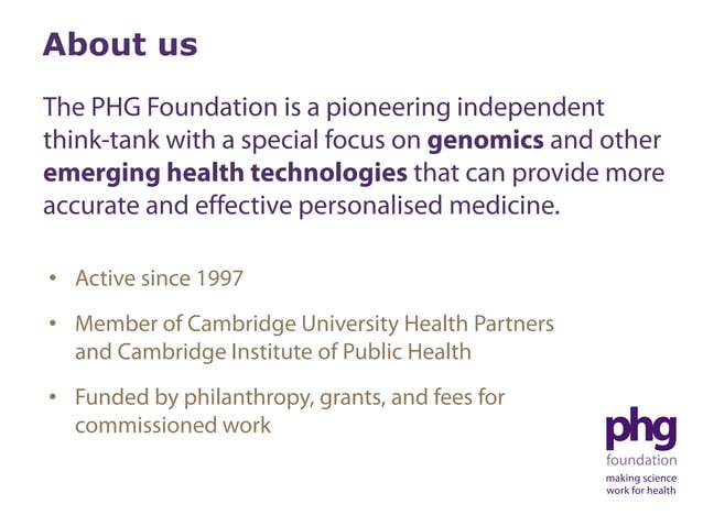 Developing a national strategy to bring pathogen genomics into practice | PDF