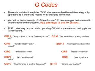 23 Radio Regulations & 24 Operating Practices | PPT