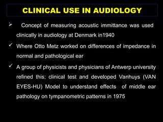 23rd B Lec 8 Riphah Immittance Audiometry.ppt | Ear, Nose and Throat ...