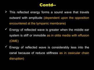 23rd B Lec 8 Riphah Immittance Audiometry.ppt