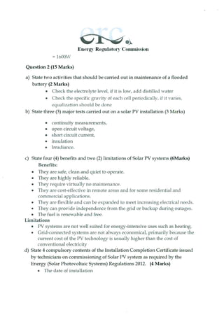 23rd May 2014 examination Solar T3 Licensing | PDF