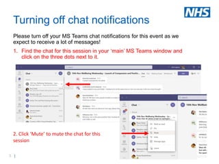 Compassionate and positive cultures in the NHS: Support for NHS Staff ...