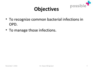 bacterial skin infections in general OPD | PPT