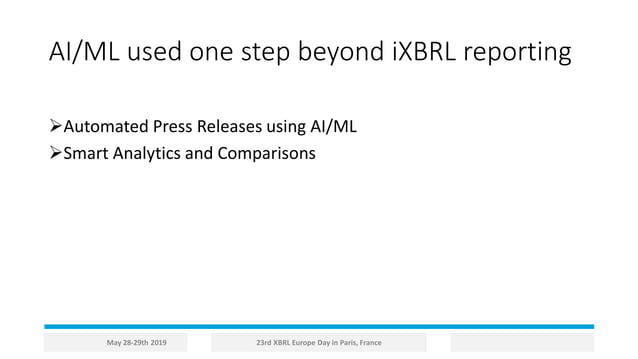 Use of AI/ML for automating the XBRL tagging process | PDF