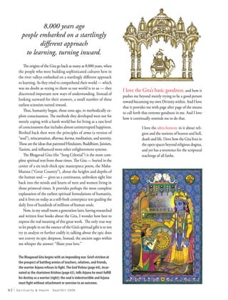 23 reasons to Love the Bhagavad Gita & How illumined Am I | PDF