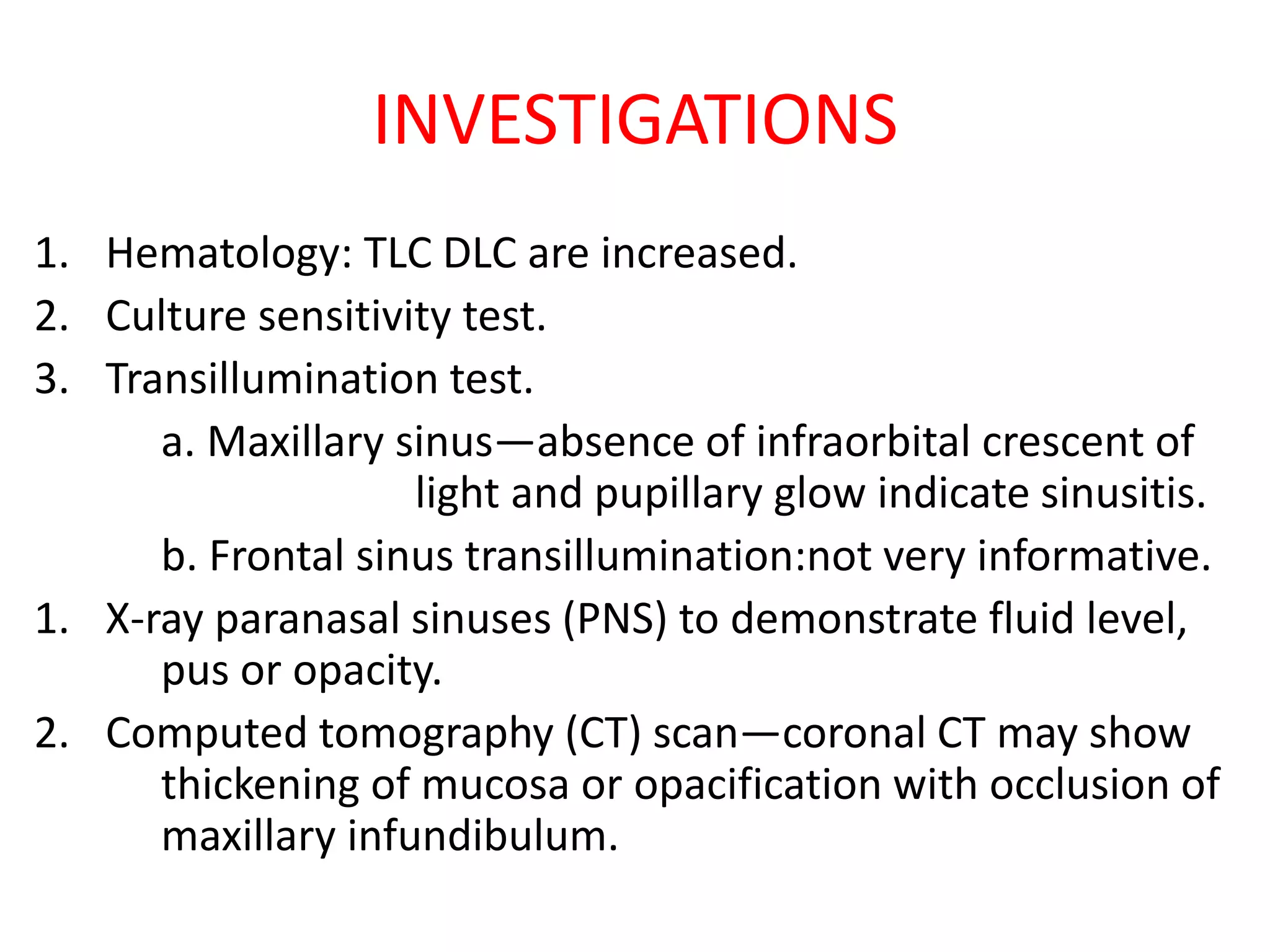 ACUTE & CHRONIC RHINOSINUSITIS | PPTX