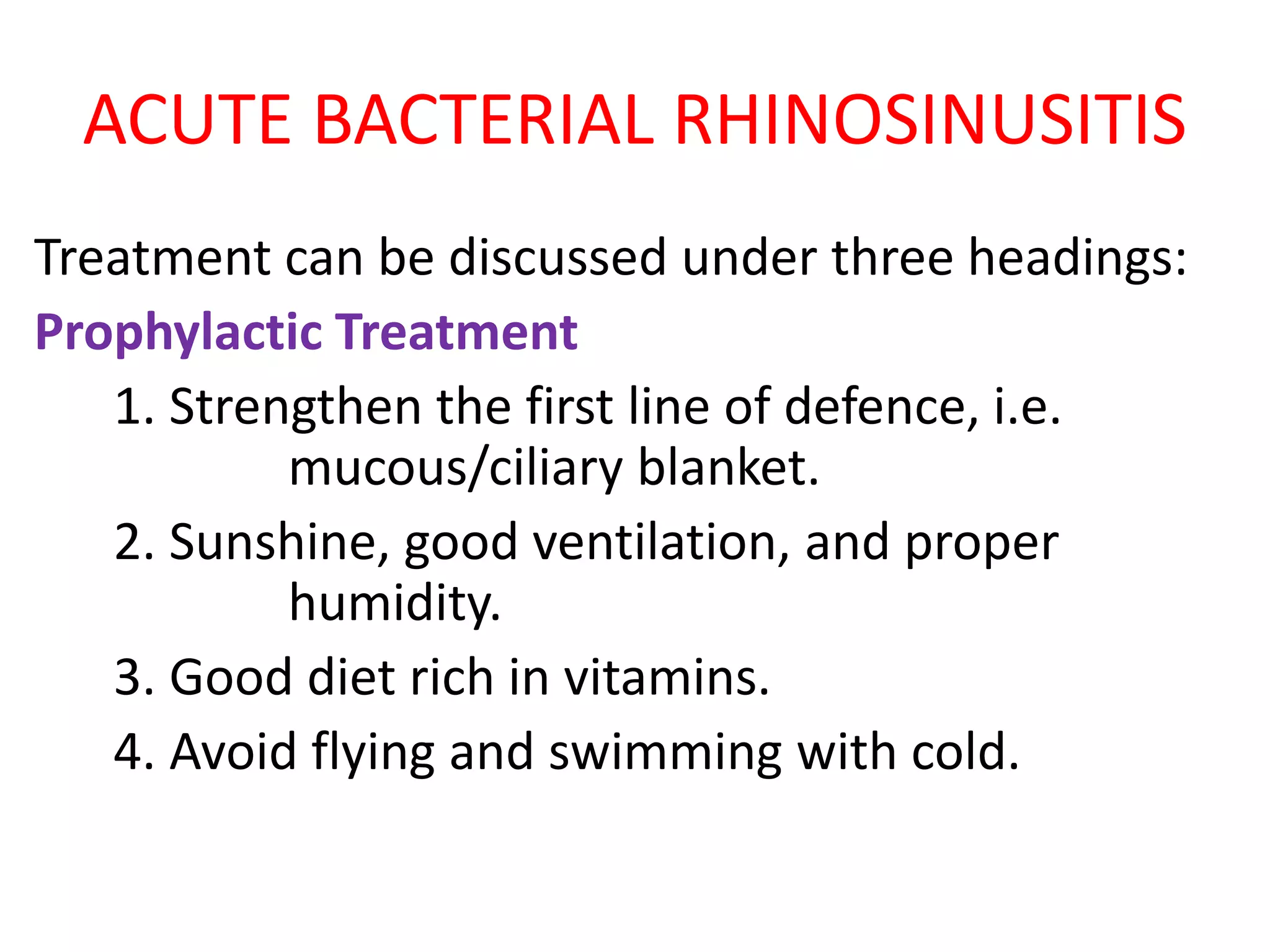 ACUTE & CHRONIC RHINOSINUSITIS | PPTX