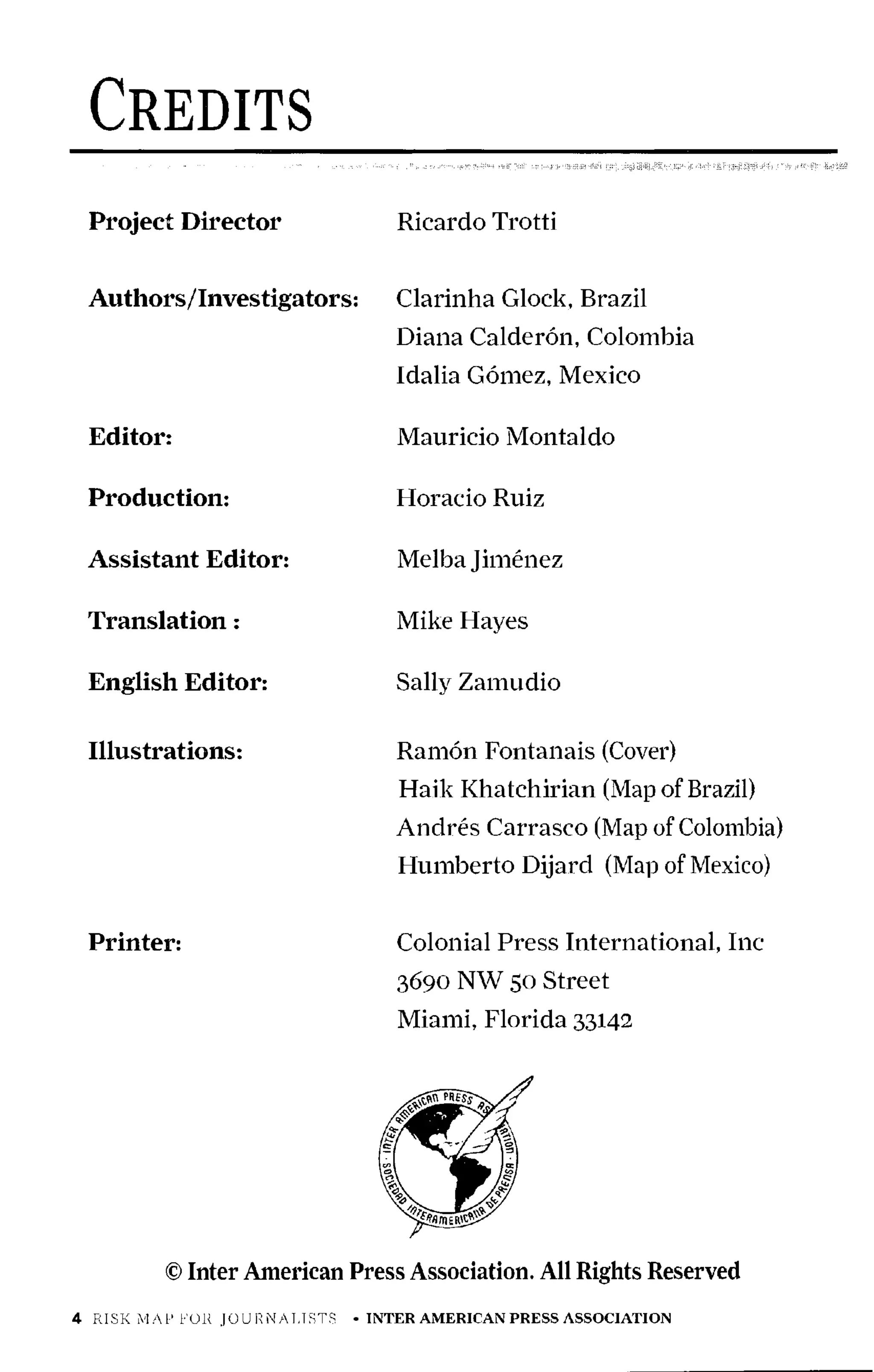 23 Risk Map for Journalists | PDF