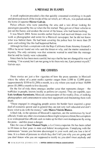 23 Risk Map for Journalists | PDF