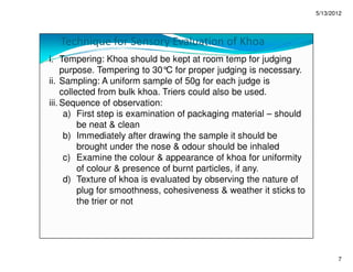 Sensory Evaluation of Khoa | PPT