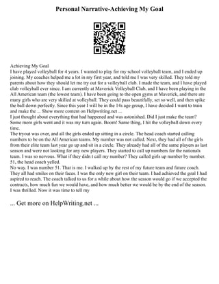 23 Students Autobiography Examples DocTemplates | PDF