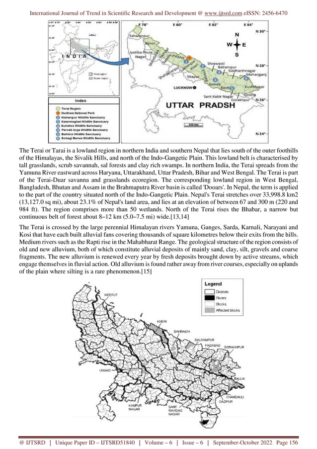 Study of Groundwater Arsenic in Terai Belt of Eastern Uttar Pradesh ...