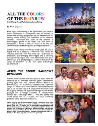 23) The Hollywood Art In Glorious Technicolor | PDF