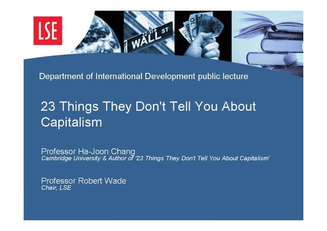 23 Things They Don’t Tell You About Capitalism | PPT