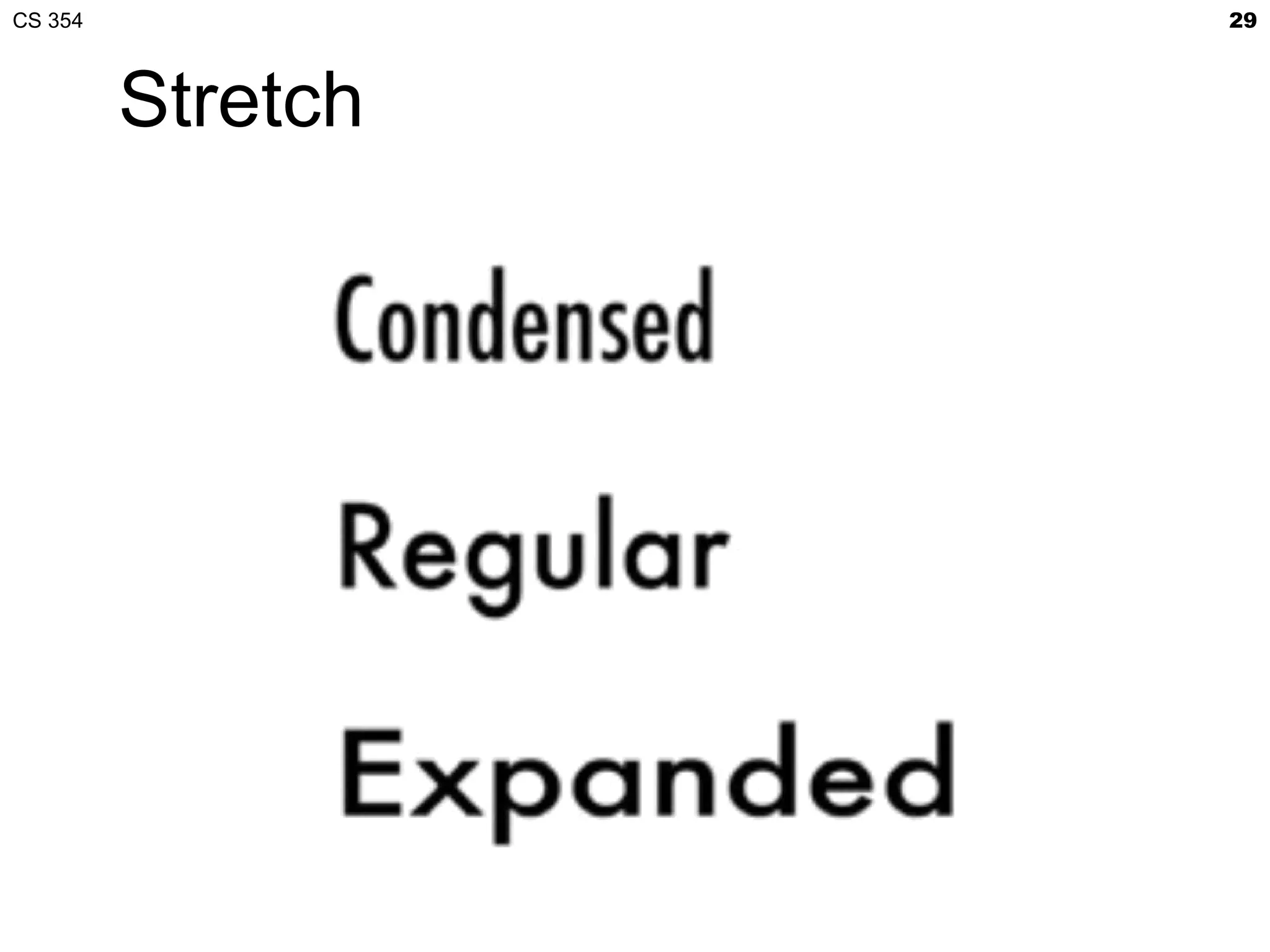 CS 354 Typography | PPT