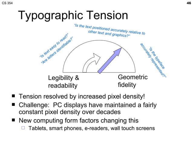 CS 354 Typography | PPT