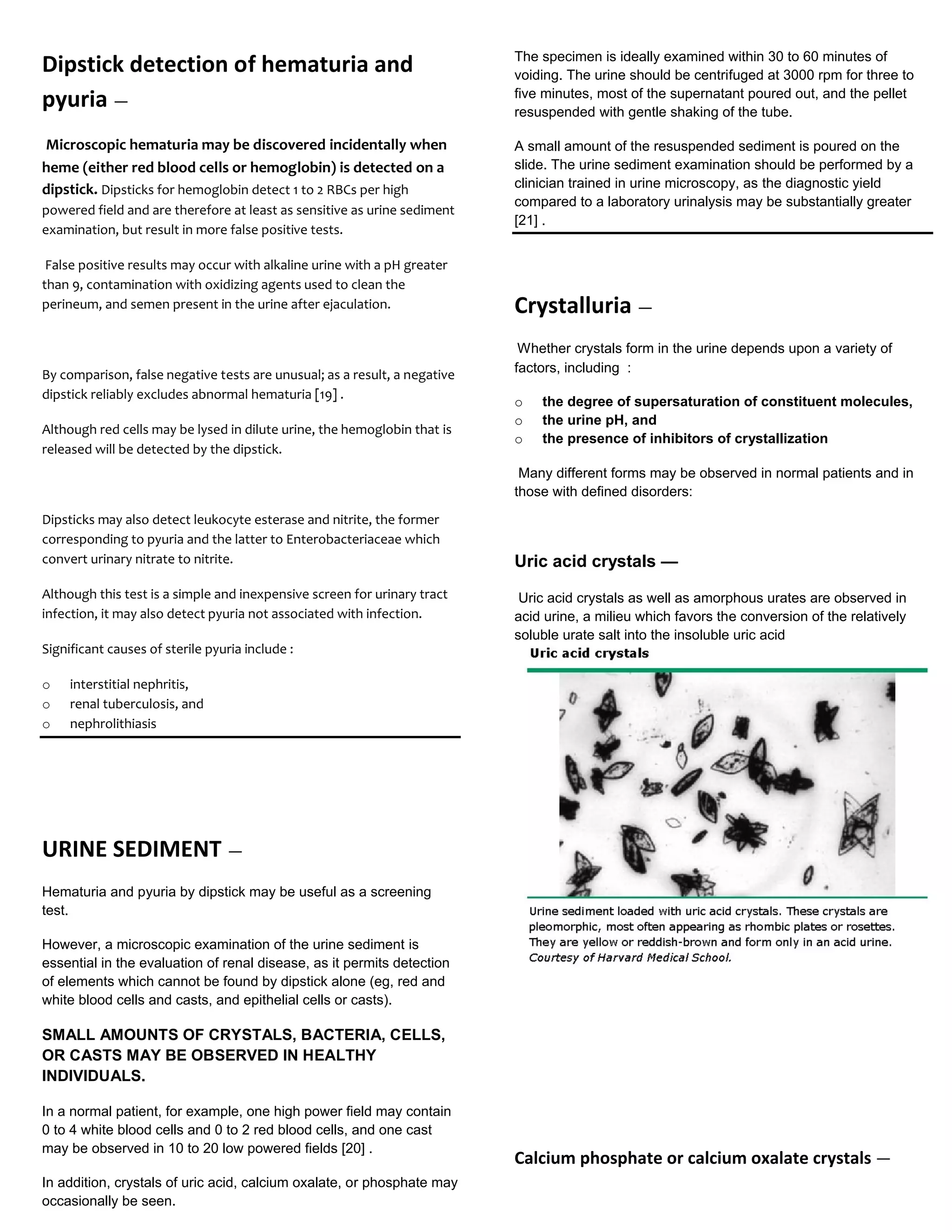 23 Urinalysis In The Diagnosis Of Renal Disease | PDF